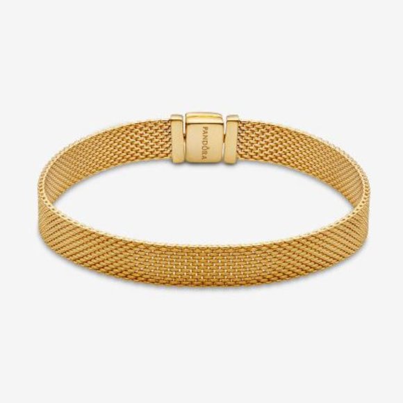 Pandora | Jewelry | Pandora Reflections Gold Bracelet New | Poshmark